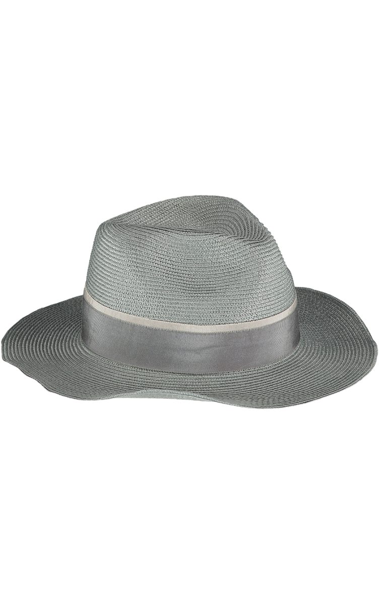 Grey Fedora Sun Hat - Laurie & Jules