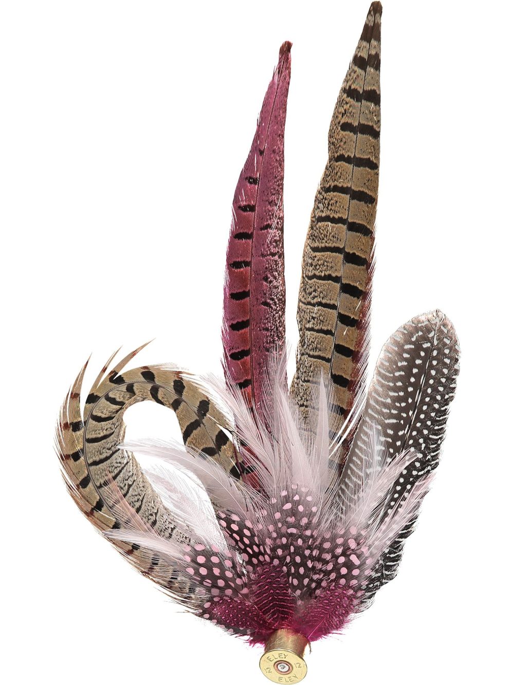 Pink Feather Hat Pin Extra Large - Laurie & Jules