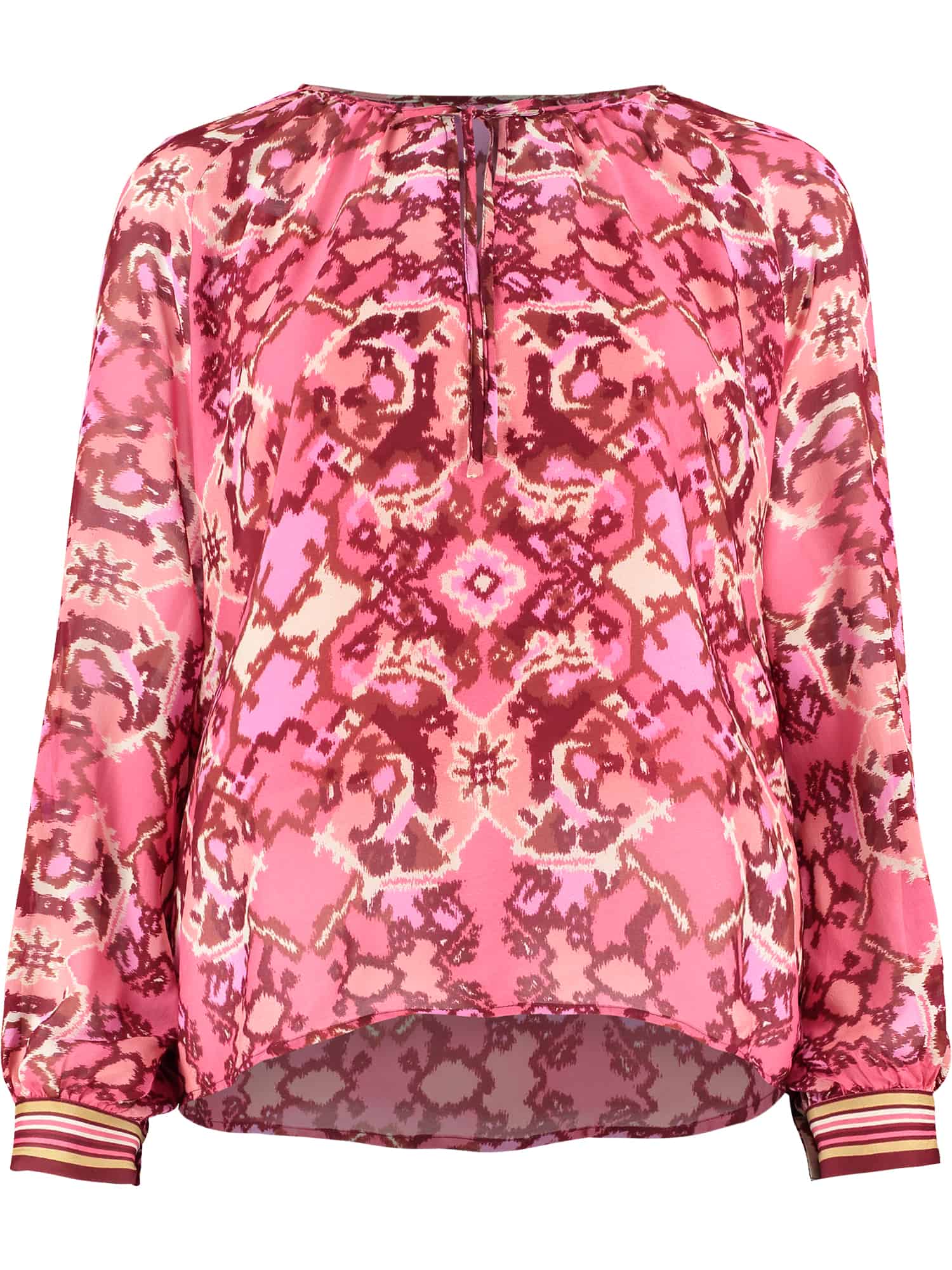 Fluid Pink Print Blouse - Laurie & Jules