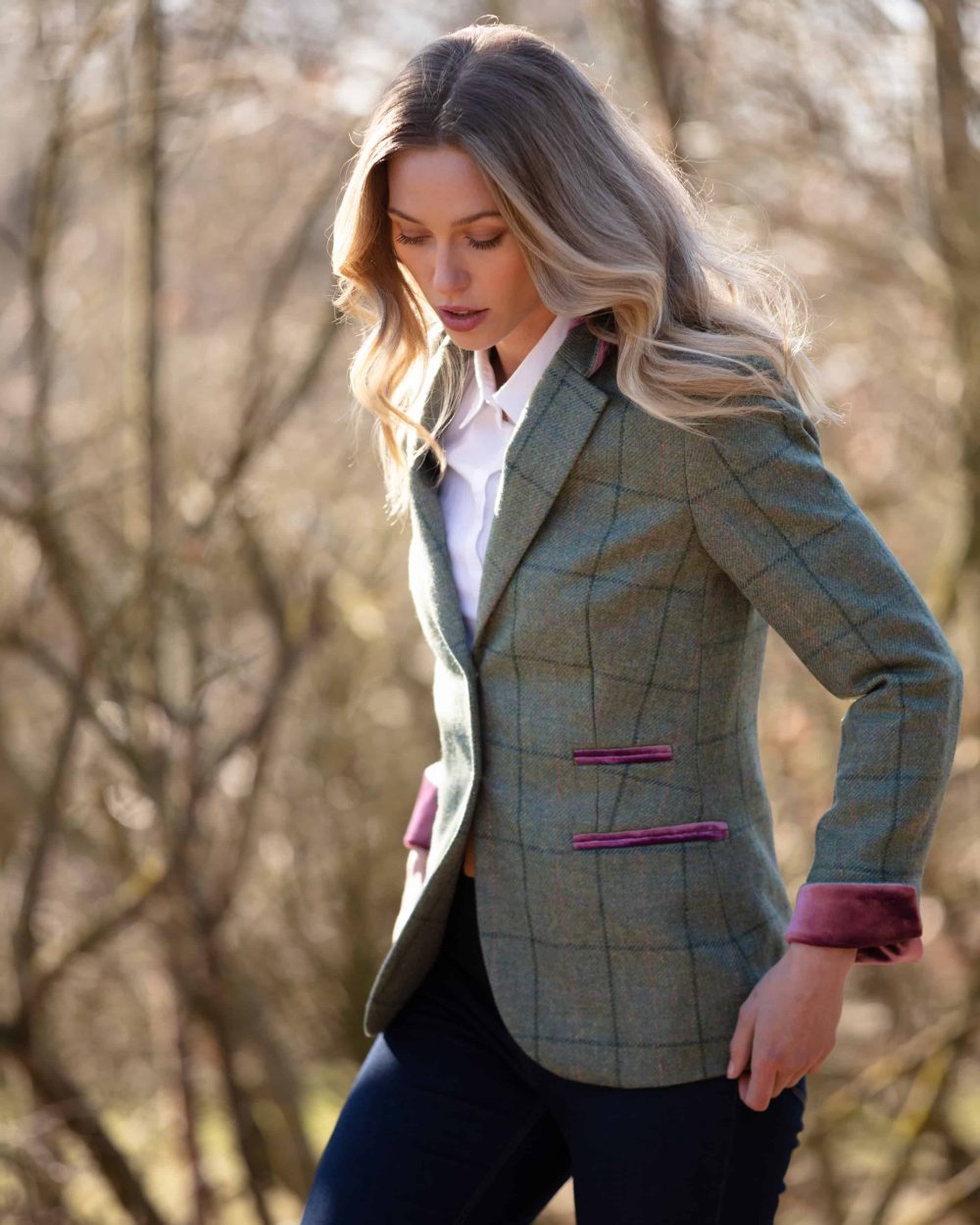 Emmy Green Check Jacket - Laurie & Jules