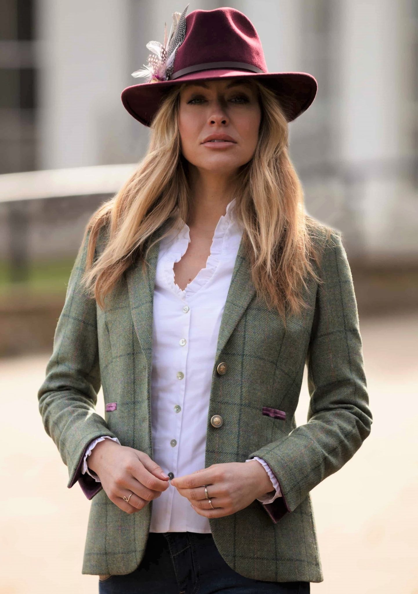 Emmy Green Check Jacket - Laurie & Jules