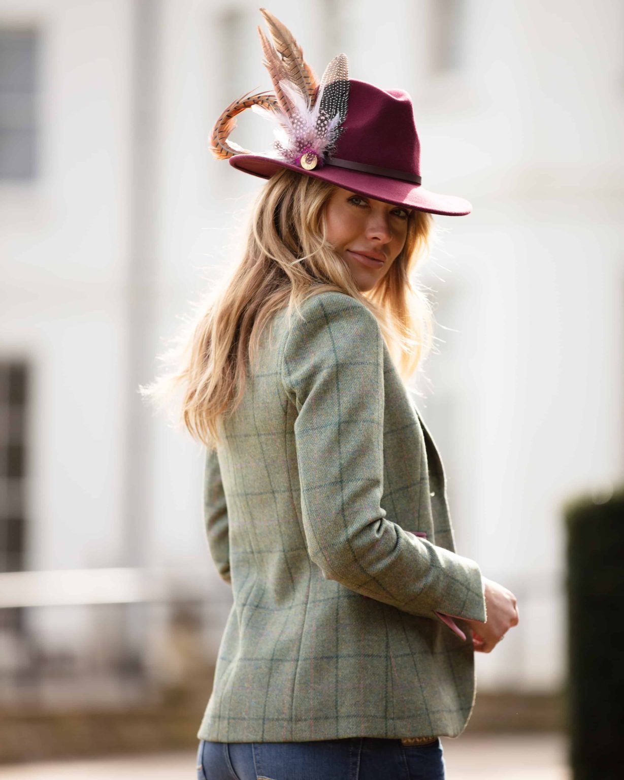 Emmy Green Check Jacket - Laurie & Jules