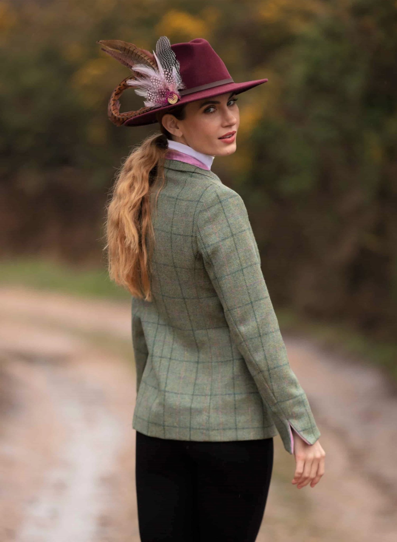 Emmy Green Check Jacket - Laurie & Jules